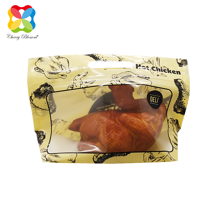China Recycle Plastic Stand Up Customized Food Bags For Roast Chicken ...