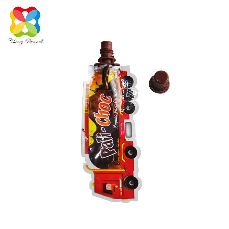 China Custom Shape Bus Shaped High Barrier Chocolate Cream Food ...